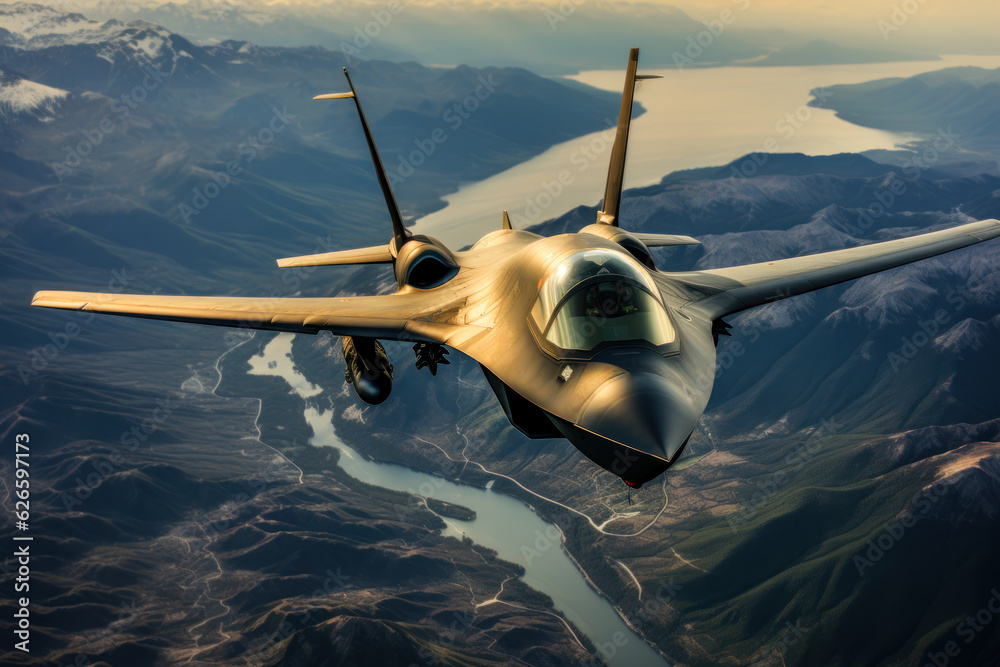 military hypersonic jet aircraft generative ai Stock Photo | Adobe Stock