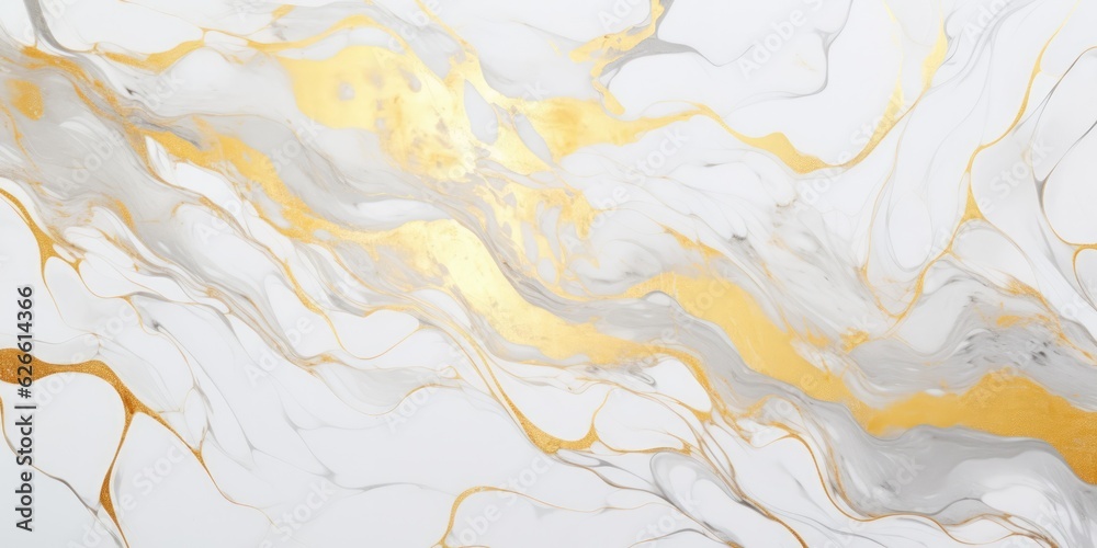 Luxury white gold marble texture background design, generative ai Stock ...