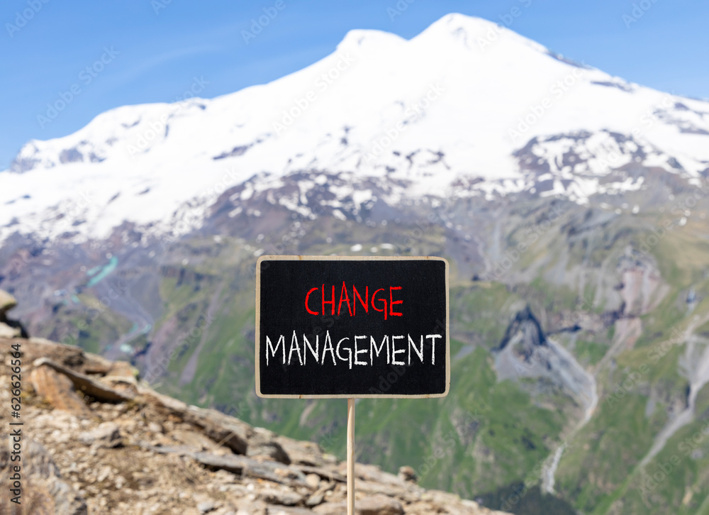 Change management symbol. Concept words Change management on beautiful ...