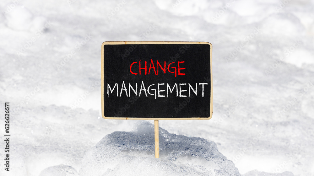 Change management symbol. Concept words Change management on beautiful ...