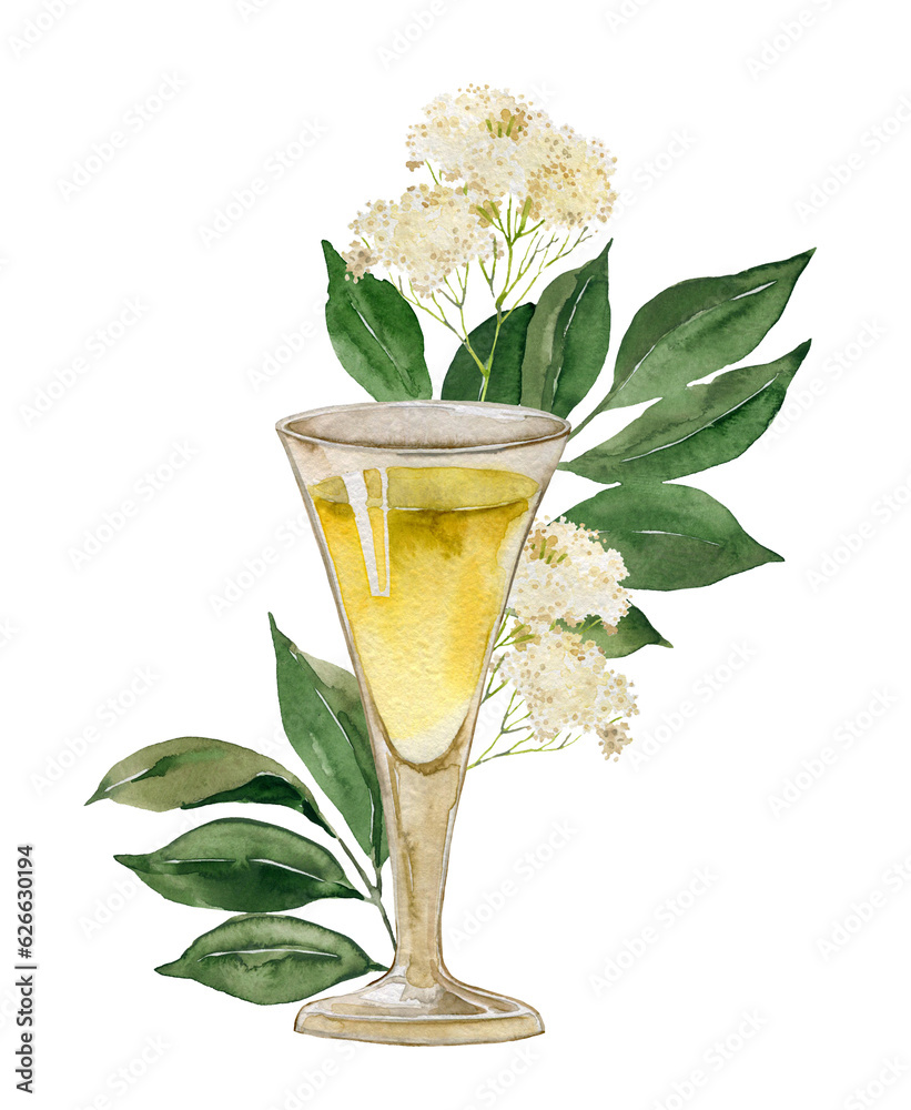 Elderflower, elderberry jam, dessert, alcoholic cocktail, sparkling ...