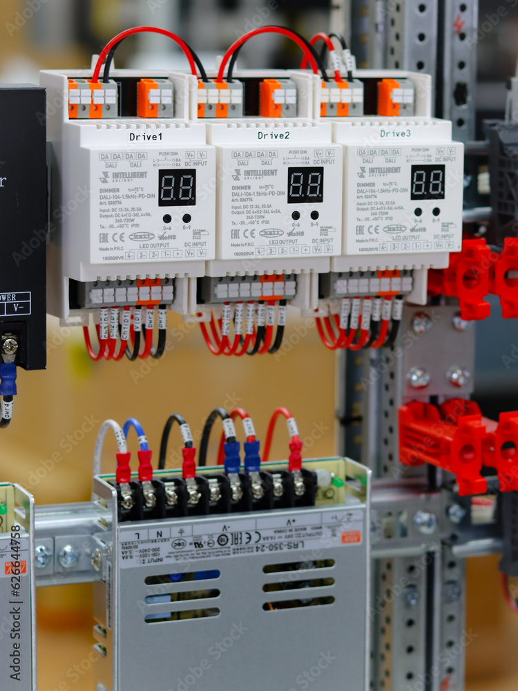 Foto de Electronic modules for controlling LED lighting installed in an ...