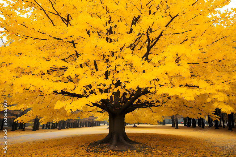 Ginkgo (Ginkgo biloba) - China - Ginkgo trees are ancient and unique ...