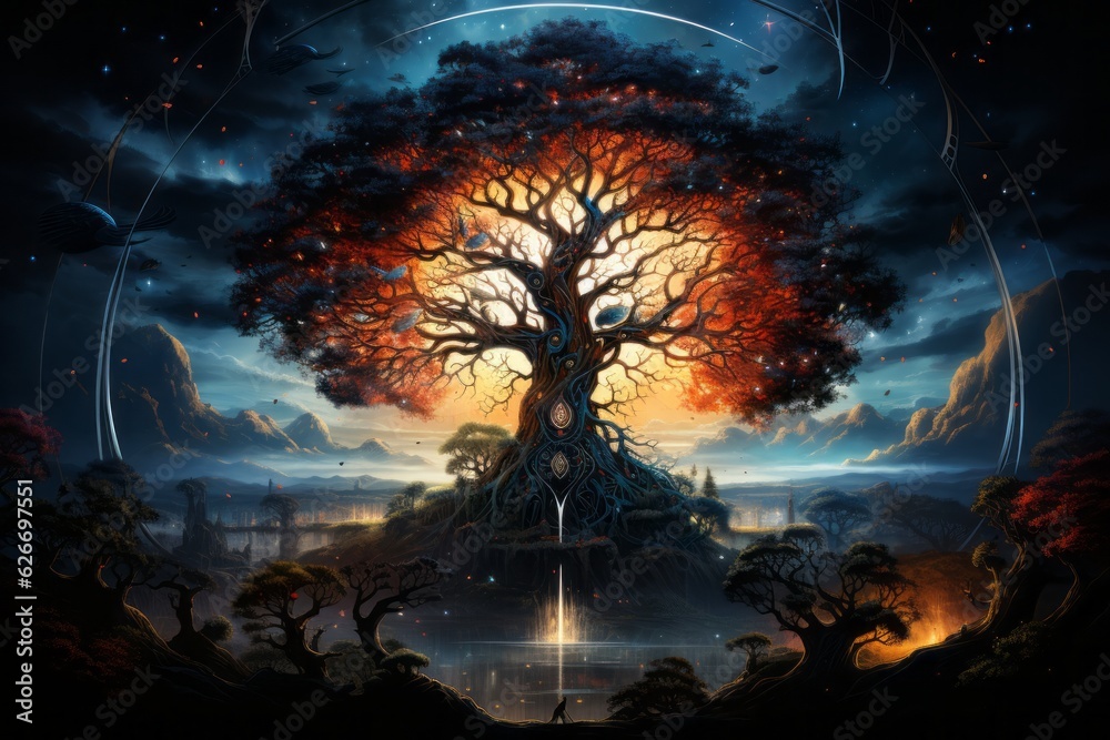 Tree of Life: The Cosmic Source of Existence, Where Sacred Souls Reside ...