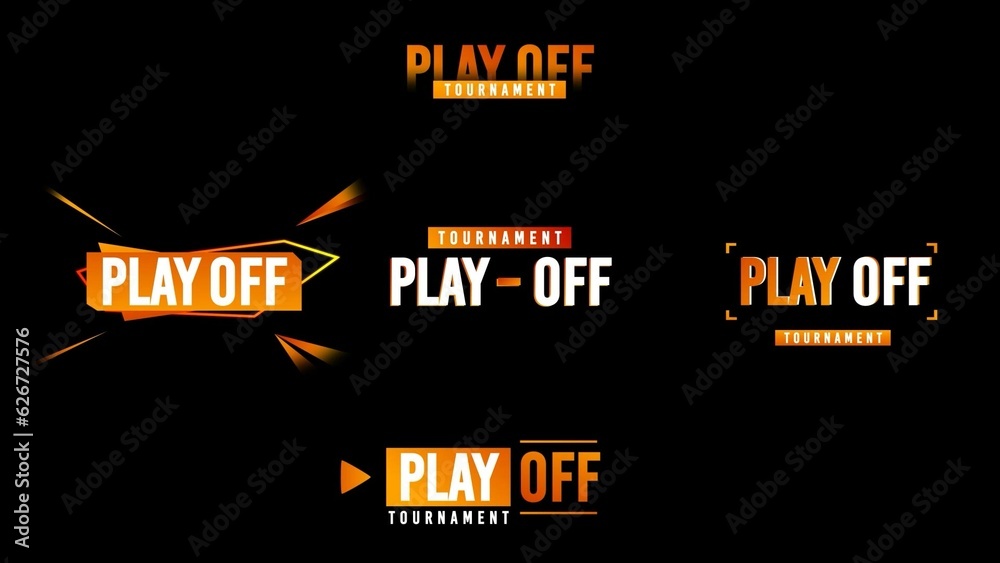 Gaming Titles Stock Template | Adobe Stock