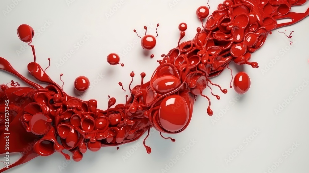 3D illustration of the human organ systems, Human internal organs ...