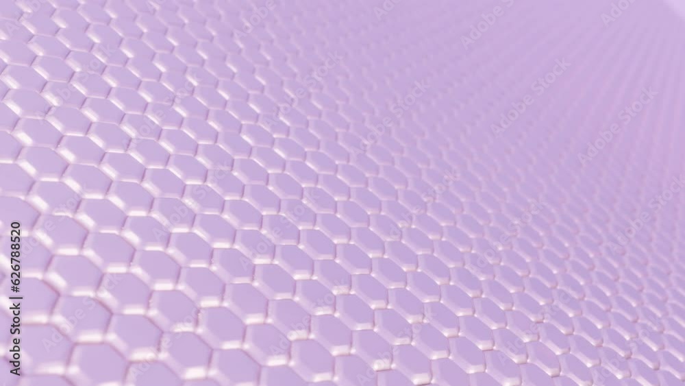 Skin cells animation to tighten sagging skin. deep skin structure ...