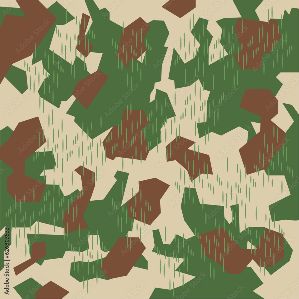 WW1-2 German Splinter Pattern - Ai Illustrator Stock Vector | Adobe Stock