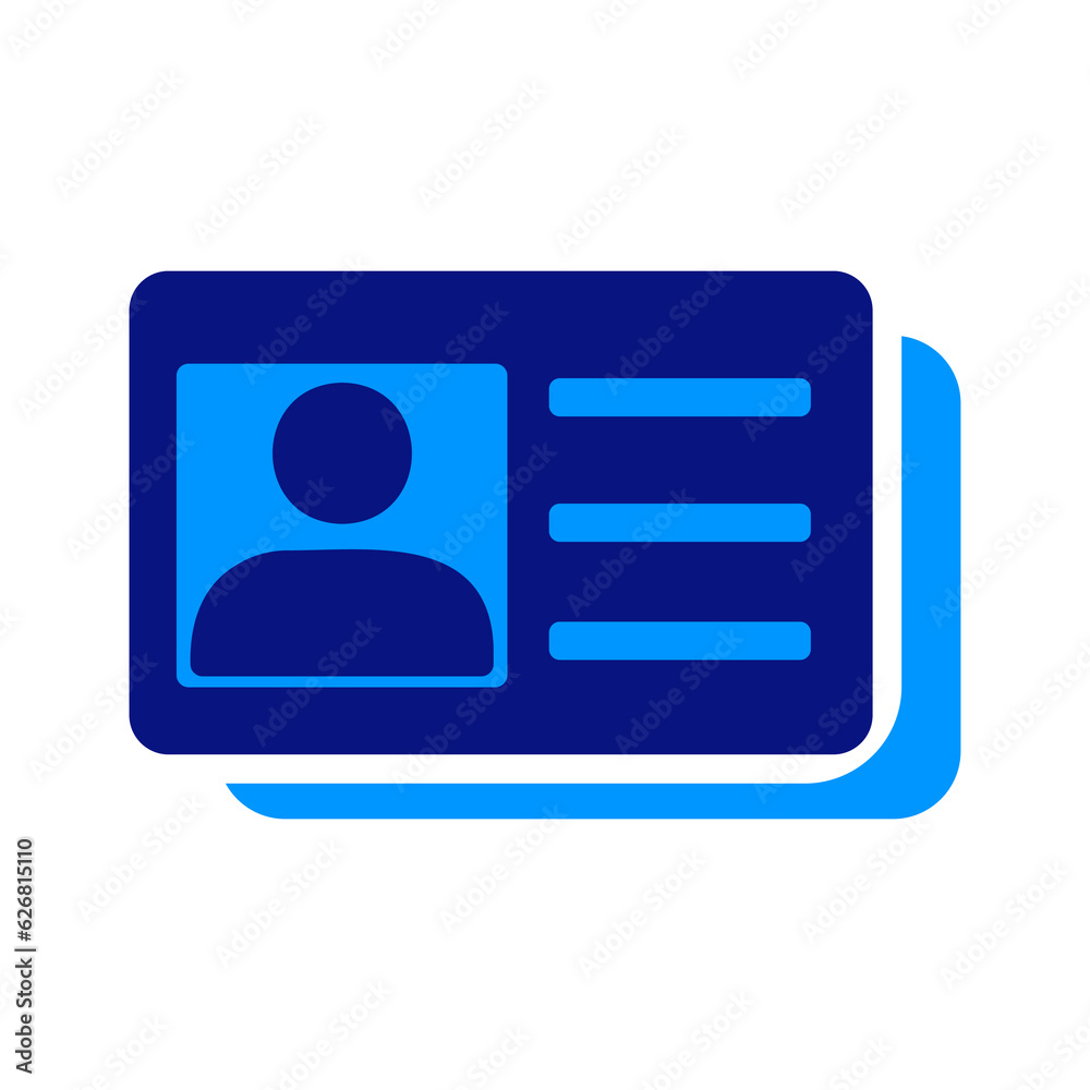 Vetor de Health student Id card. Contact. Student Checklist. Business ...