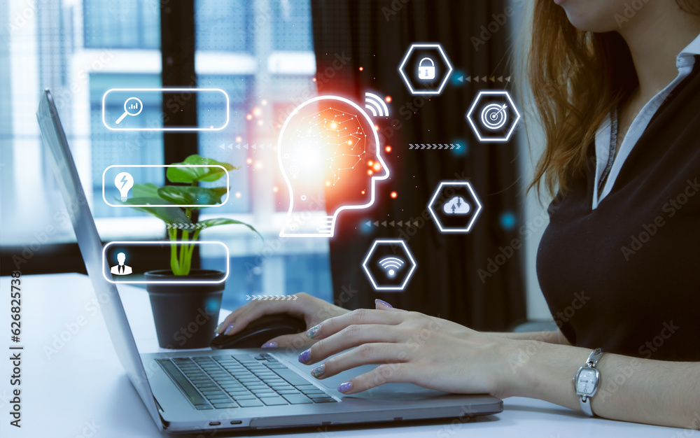 Chat Bot Chat with AI or Artificial Intelligence technology ...