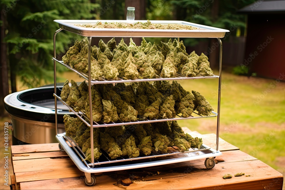 Cannabis Drying Rack for Efficient Drying of Bud and Leaves in Legal ...