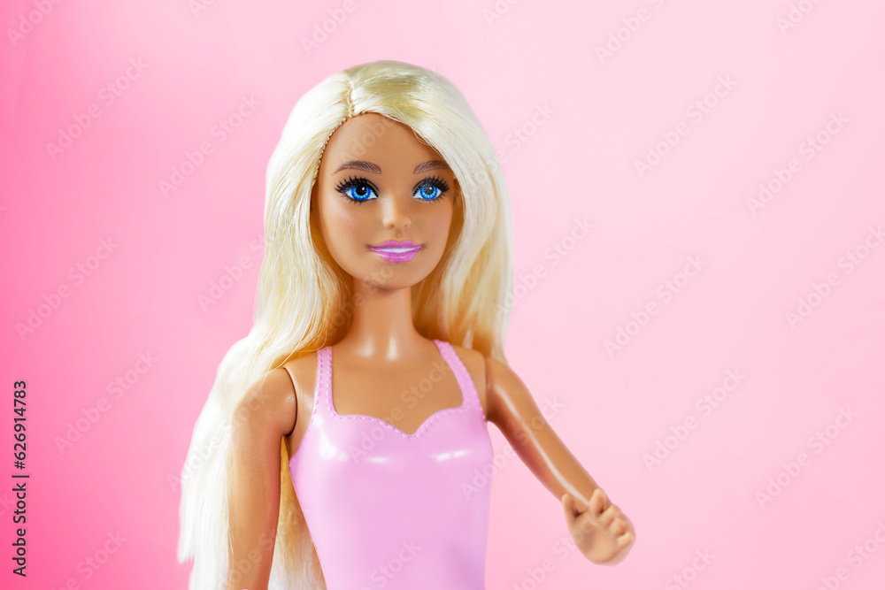 A beautiful stylish plastic barbie doll, Toy for children, playful ...