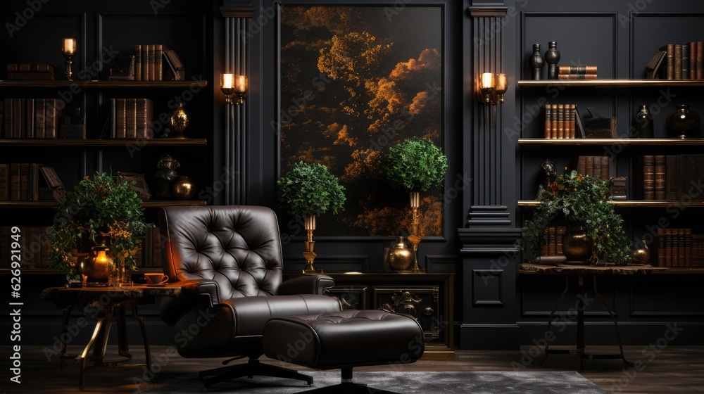 Modern interior design for home, office, interior details, upholstered ...