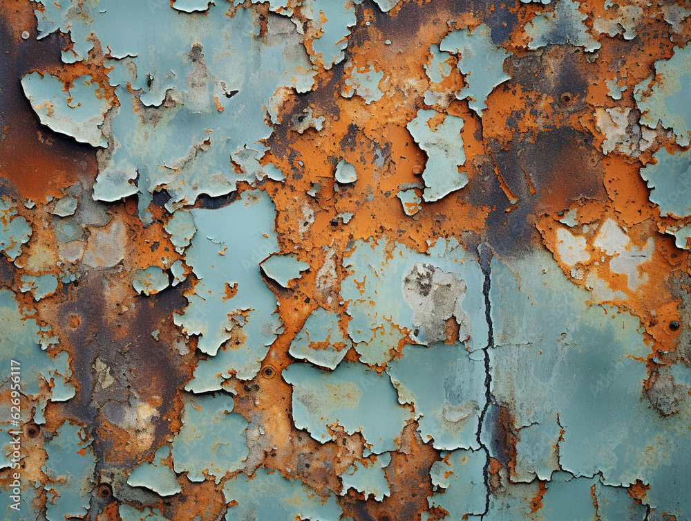 Photo of Rust or weathered metal: Close-up photographs of rust or ...