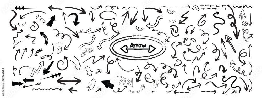 Black arrow vector. Arrow icons set. Arrow icon. Arrow vector ...