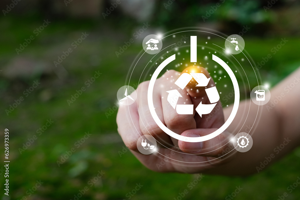 Net zero or carbon neutral. Sustainability concept long-term strategy ...