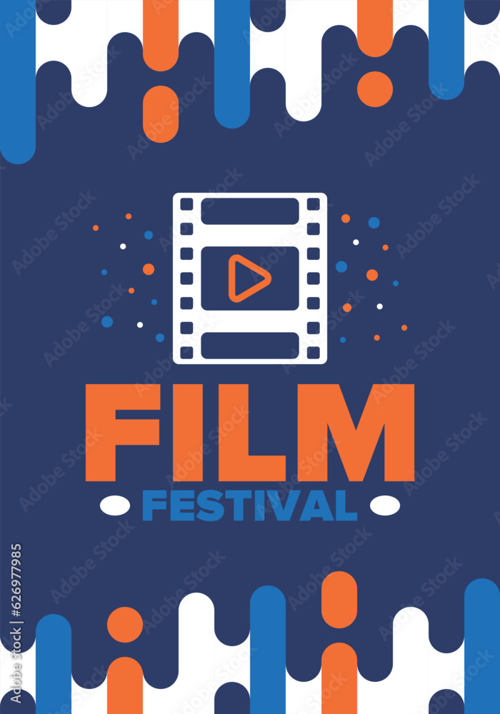 Film Festival. Movie Award. Cinematography event. Cinema premier ...