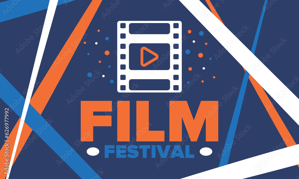 Film Festival. Movie Award. Cinematography event. Cinema premier ...