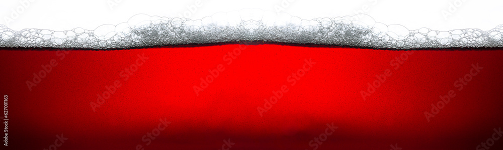 Cola macro texture isolated white background,Side view background of ...