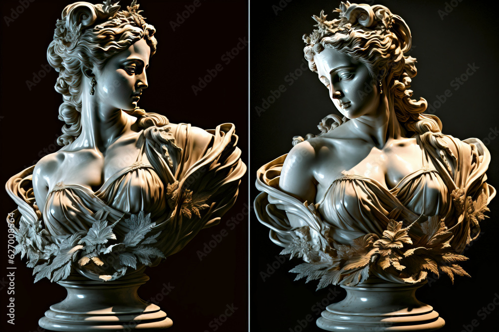 A Study in Marble: The Timeless Allure of a Classic Marble Bust, a ...