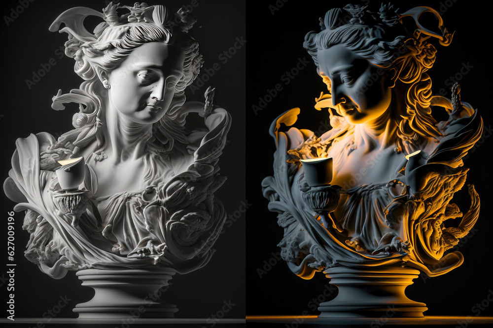 Timeless Elegance: A Captivating Classic Marble Sculpture, Perfect for ...