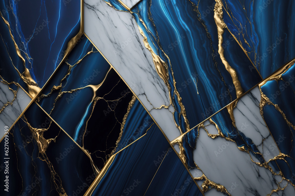 Mesmerizing Blue Marble Elegance: A Captivating and Luxurious High ...