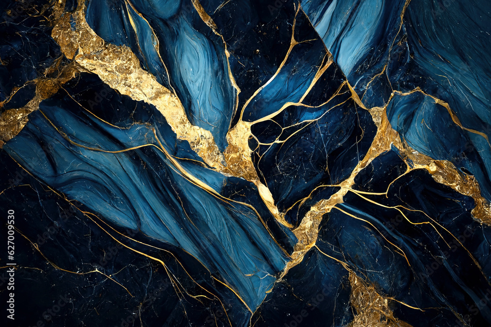 Mesmerizing Blue Marble Elegance: A Captivating and Luxurious High ...