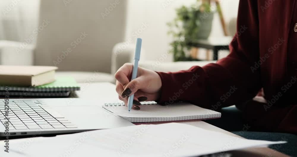 A talented teenage girl expertly juggles between writing in her ...