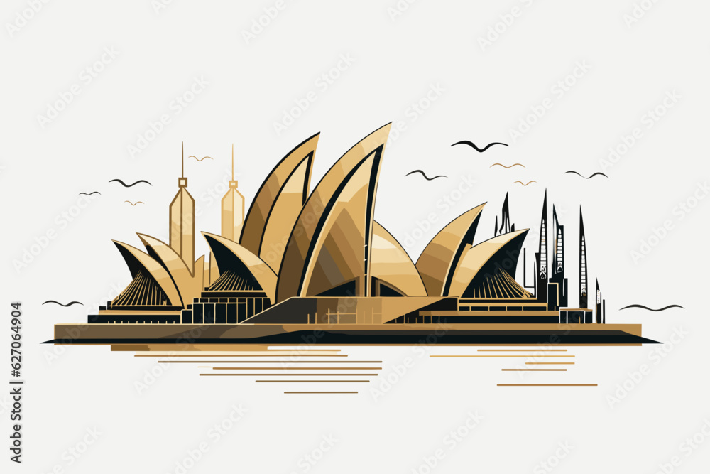 Sydney Opera House Cartoon