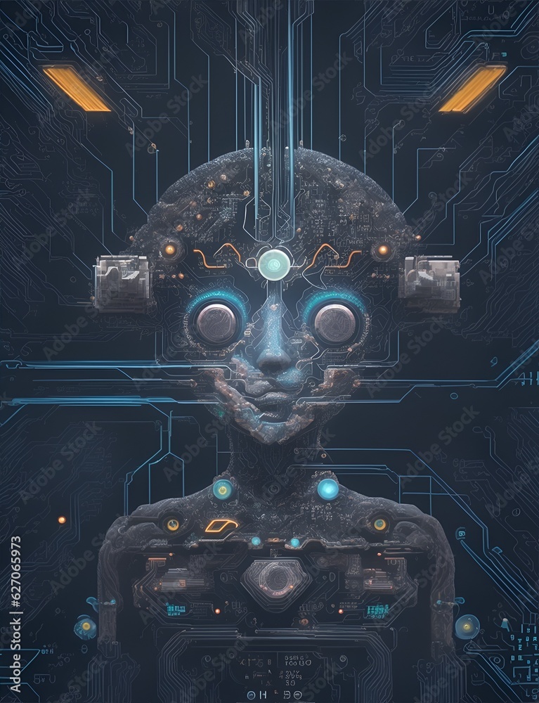 Future vision of artificial intelligence as generative illustration ...
