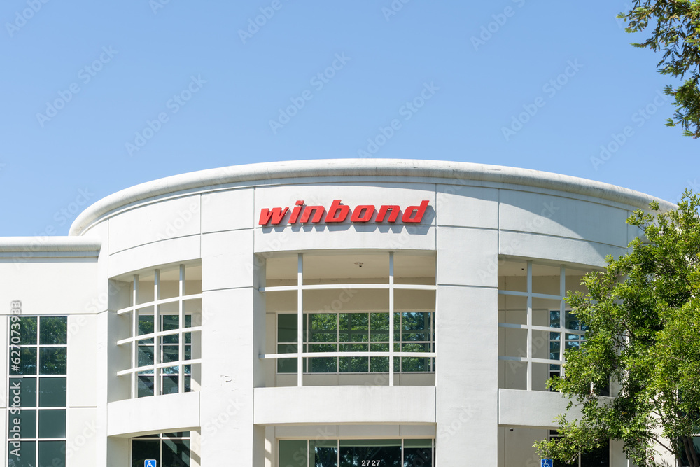 Winbond office building in San Jose, California, USA - June 8, 2023 ...