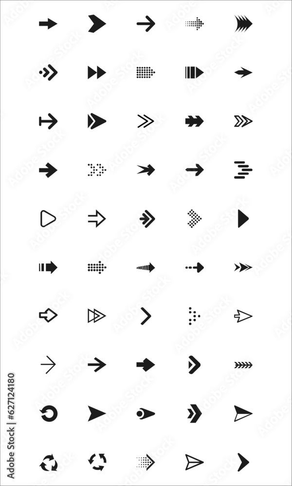 Arrow Related Vector Line Icon Simple Set Contains Icons Like Arrow