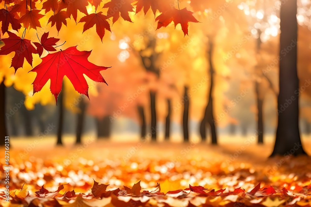 Web Banner design for Autumn season and end-year activity with red and ...