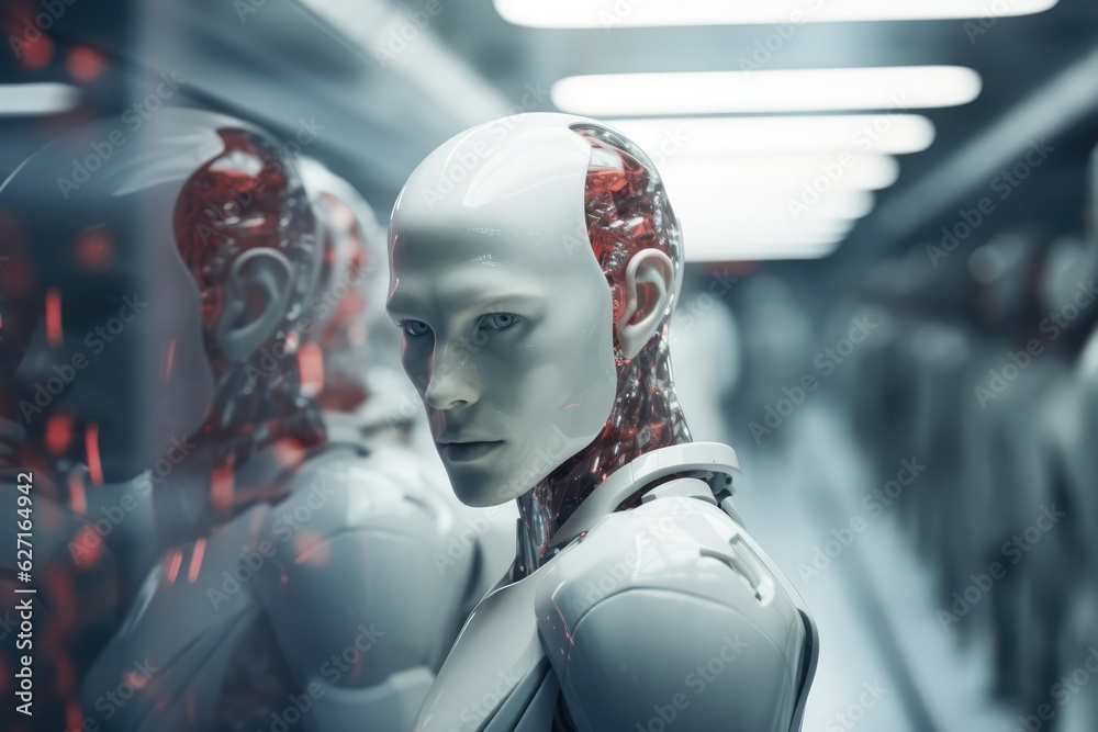 Robot As Human In Spaceship. Robots, As Human, Spaceships, Ai, Tech ...