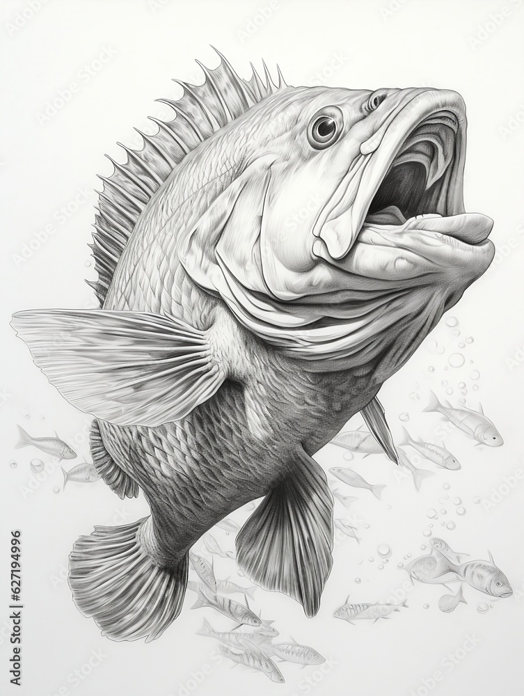 Wallpaper for phone with a pencil sketch artwork snapper animal drawing ...