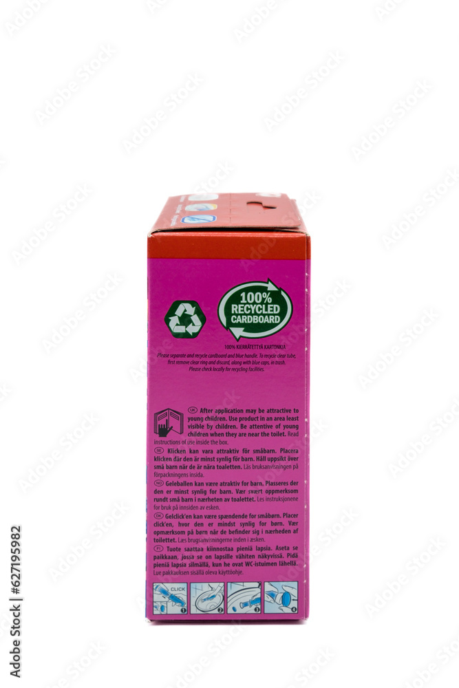 SC Johnson branded Duck toilet discs twin pack in a fully recyclable ...