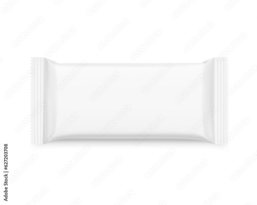 Clear bar packaging mockup. Vector illustration can look great on any ...