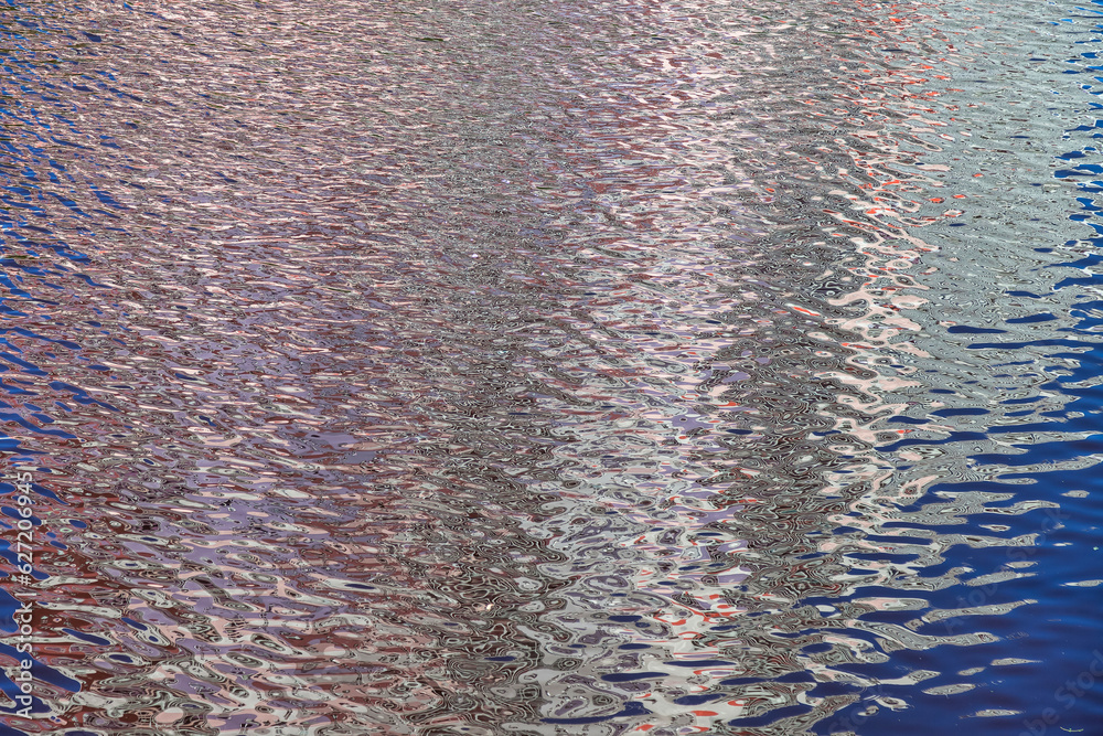 Abstract wallpaper of fresh water on river, ripple effect full frame ...