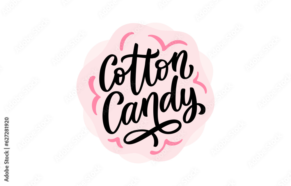 Vecteur Stock COTTON CANDY LOGO VECTOR. Vector illustration. Sweet ...