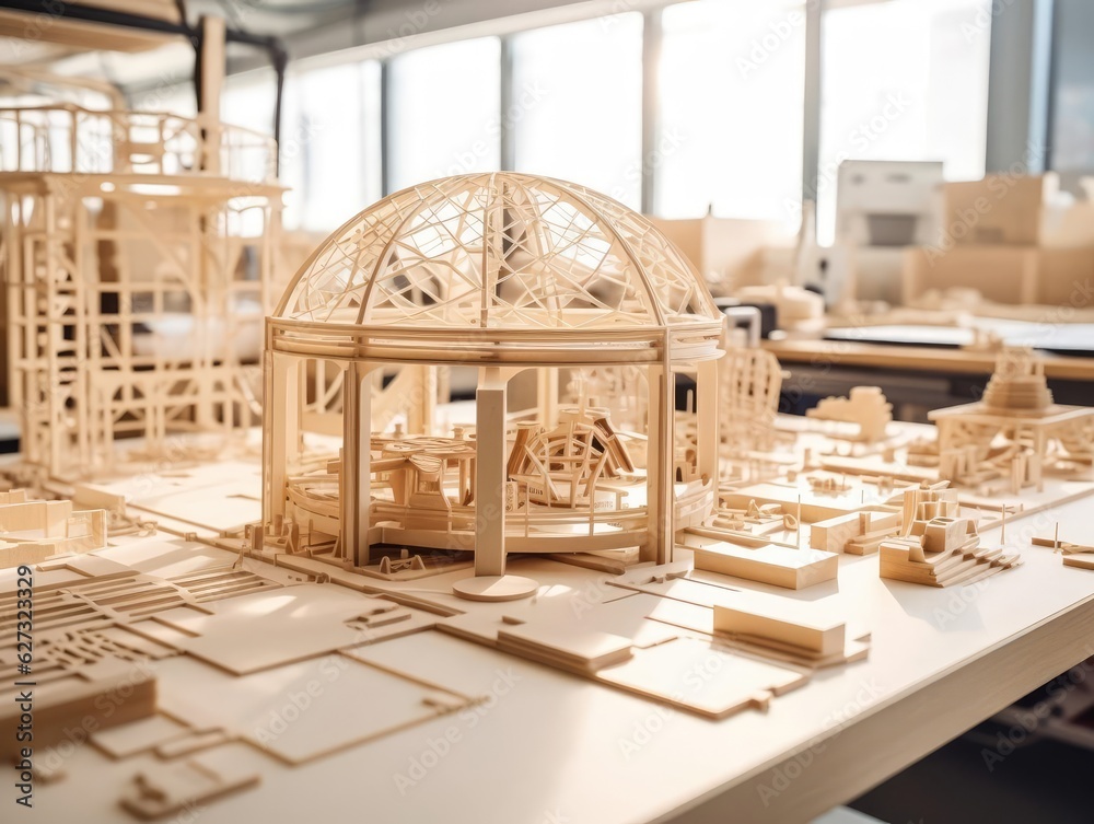 The 3D printer whirs and hums as it constructs a detailed miniature ...