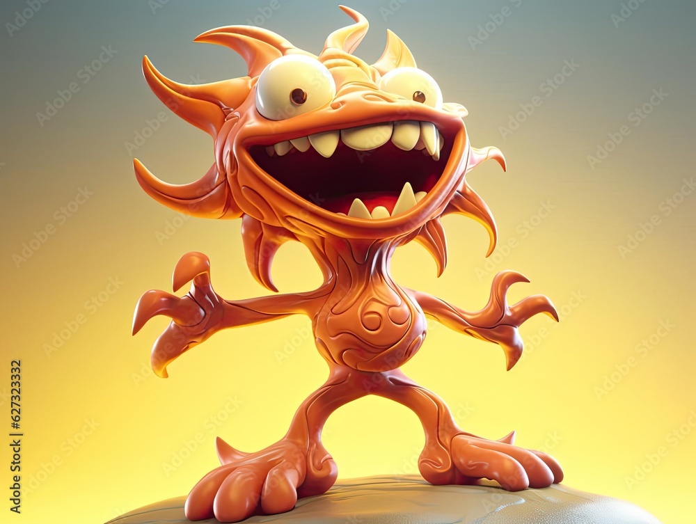 Ilustração do Stock: The vibrant anthropomorphic sun character is ...