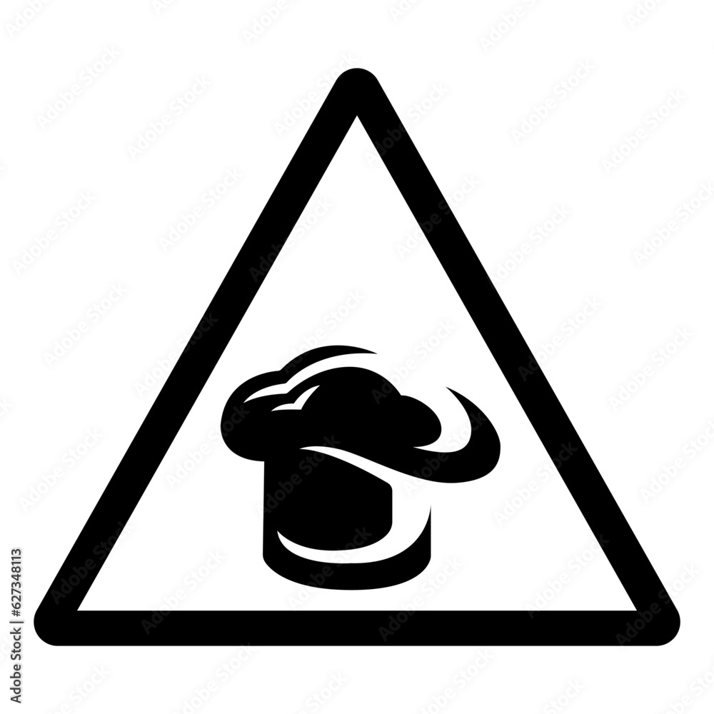 Chef Area Symbol Sign, Vector Illustration, Isolate On White Background ...
