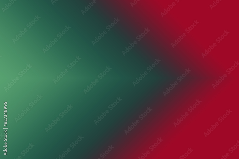 Weicher Farbübergang, Farbverlauf von grün nach rot, mit geometrischer ...