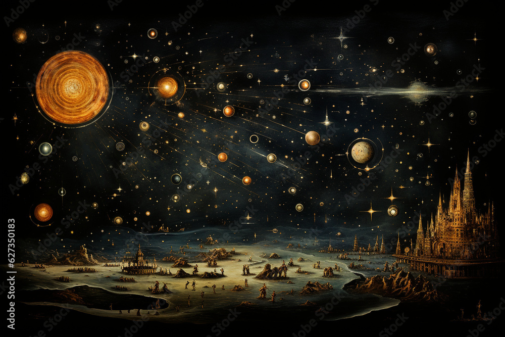 the celestial bodies and their positions as observed in Islamic ...