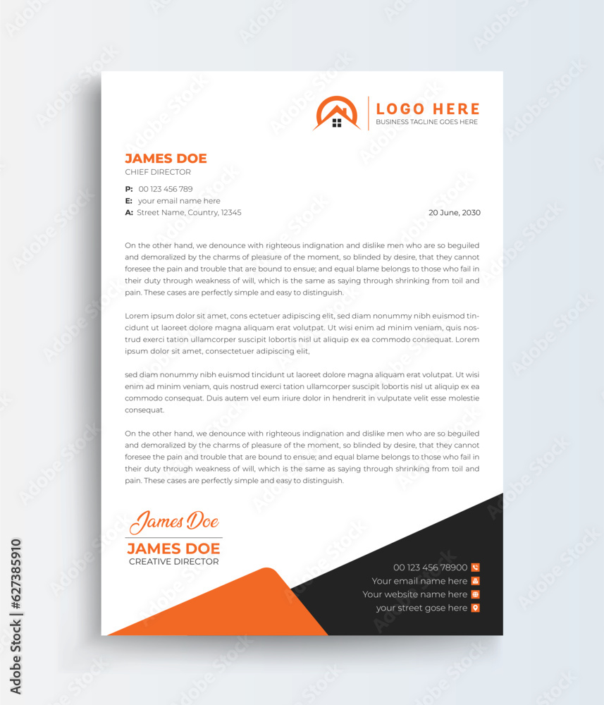 Real Estate Building And Construction Company Letterhead creative ...