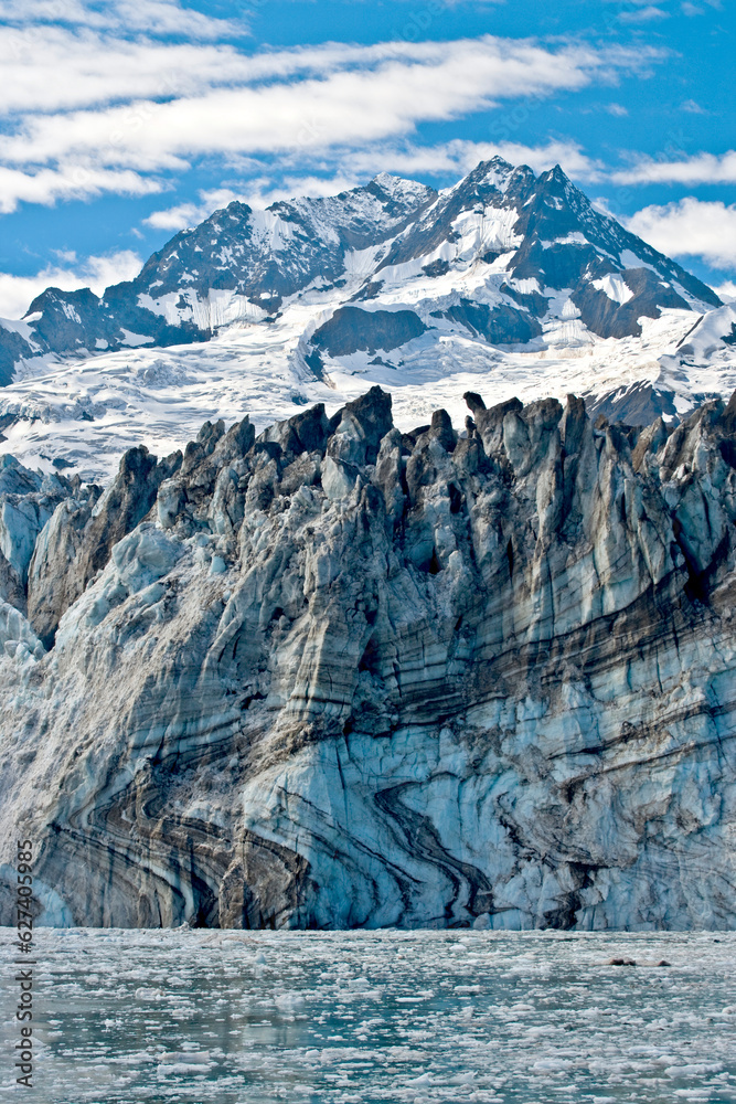 Johns Hopkins Glacier in Johns Hopkins Inlet, Glacier Bay National Park ...