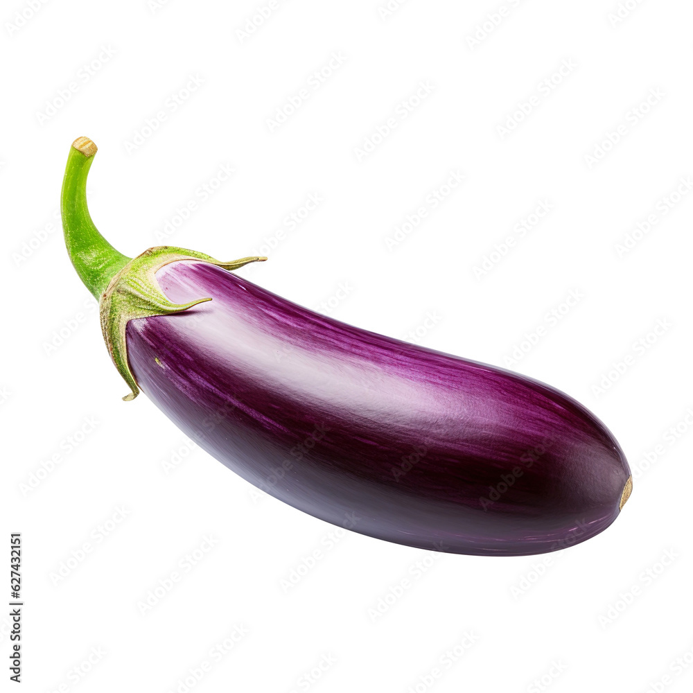 Eggplant on transparent background Remove png created with Generative ...