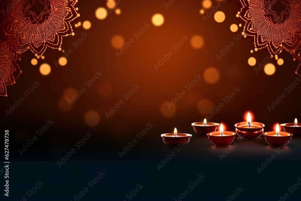 Diwali Card Banners Copy Space Wishing ideas Diwali Celebration Diwali ...