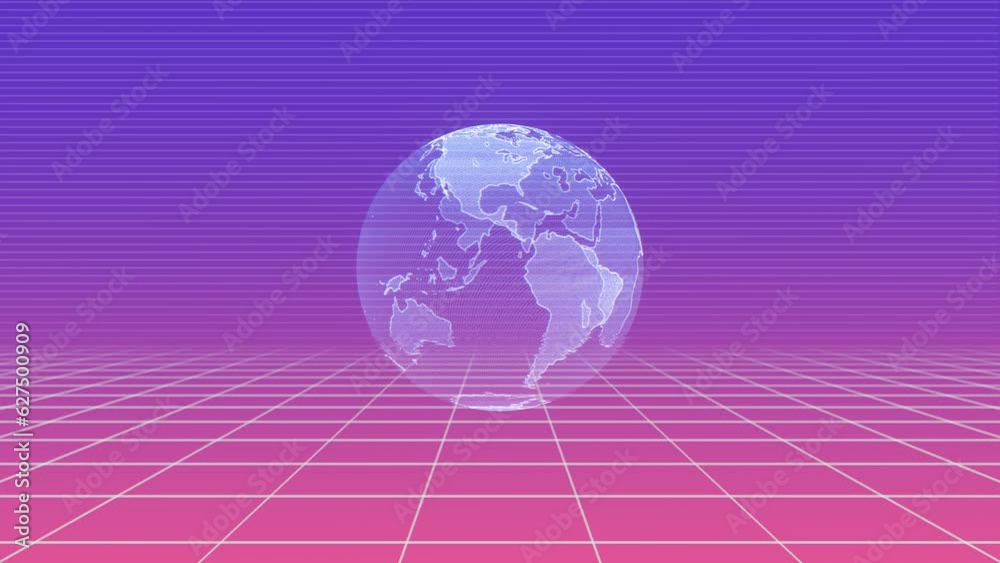 3D futuristic visualisation of metaverse immersive virtual world with ...