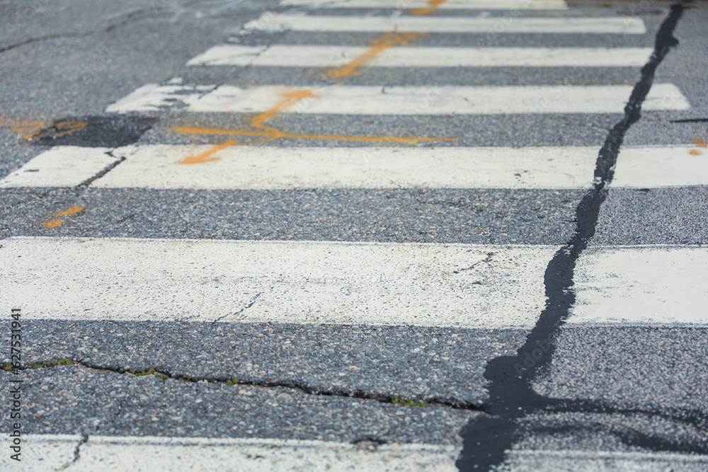 Crosswalk, A symbol of safety and unity. People from diverse ...